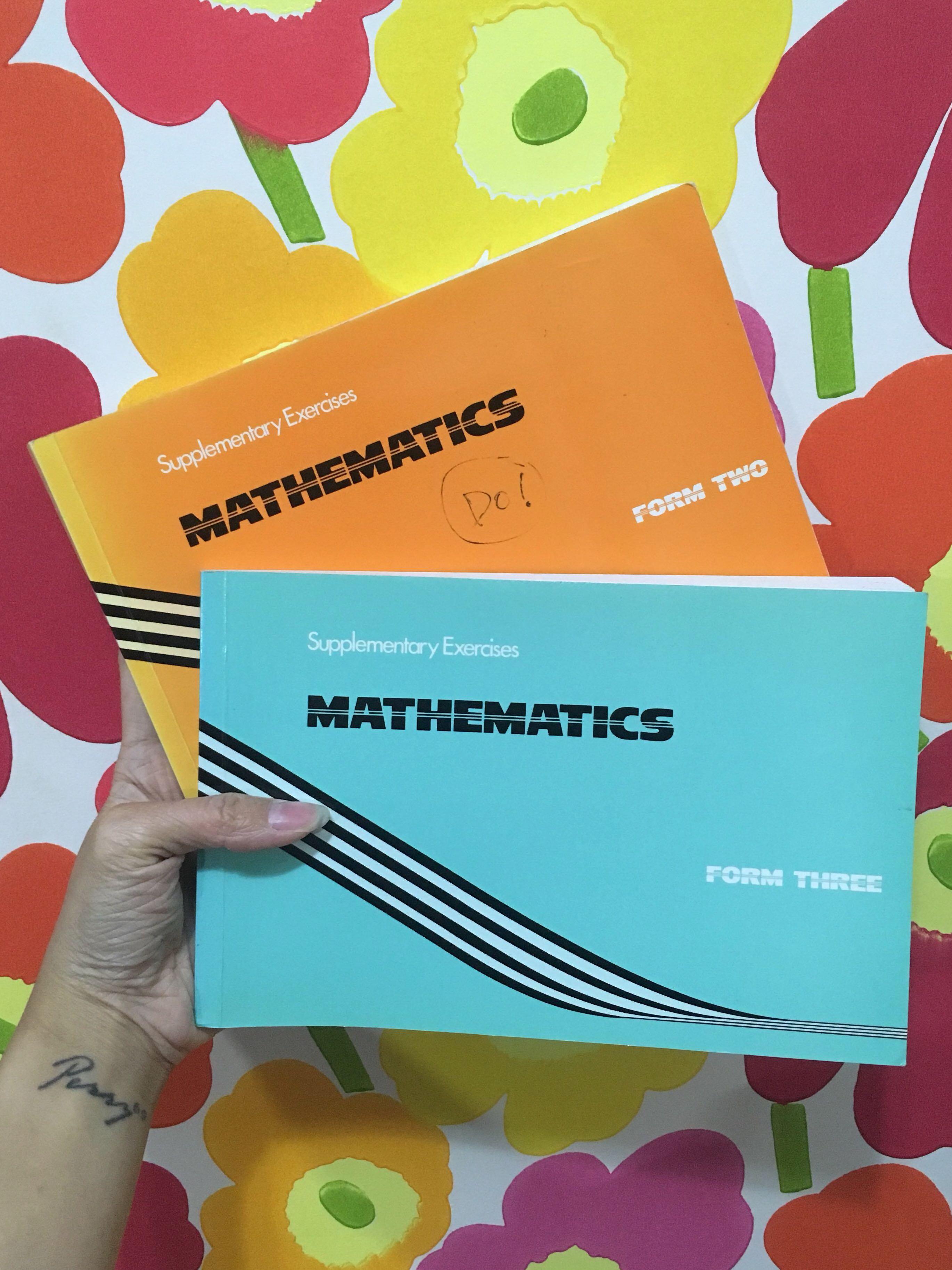 中學英文數學MC練習 Maths MC Exercises, 興趣及遊戲, 書本 & 文具, 教科書 - Carousell