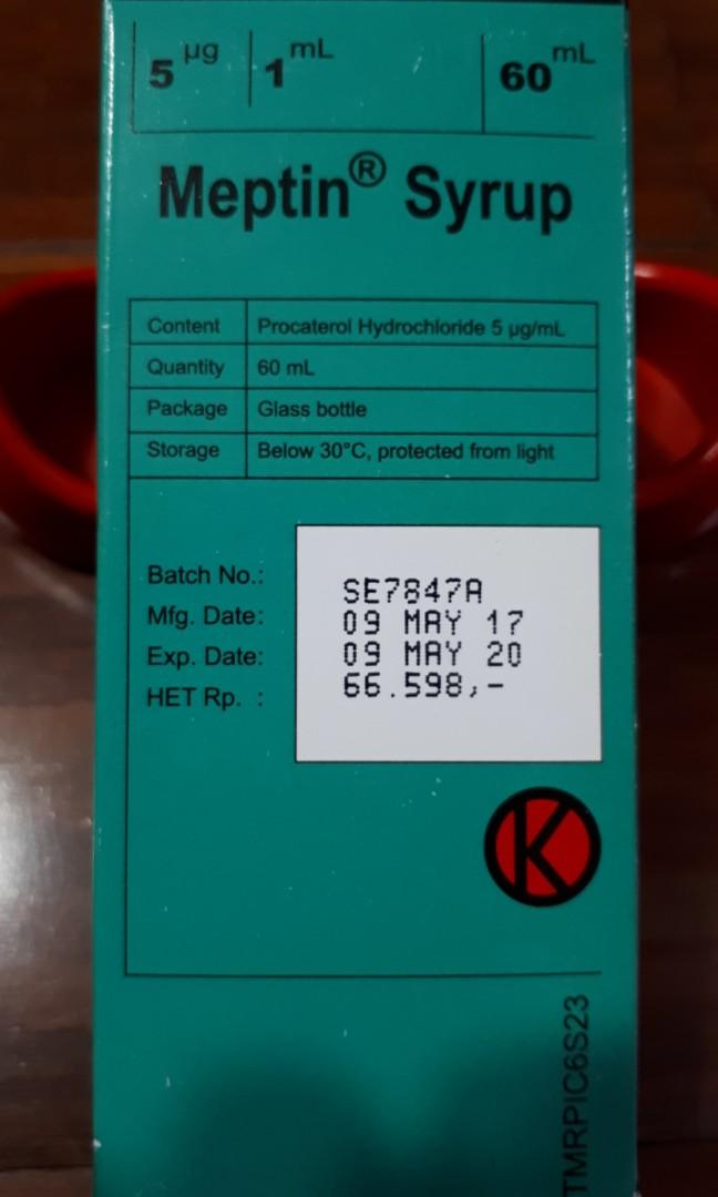 Meptin syrup buat batuk, Bayi & Anak, Perawatan & Makanan Anak di Carousell