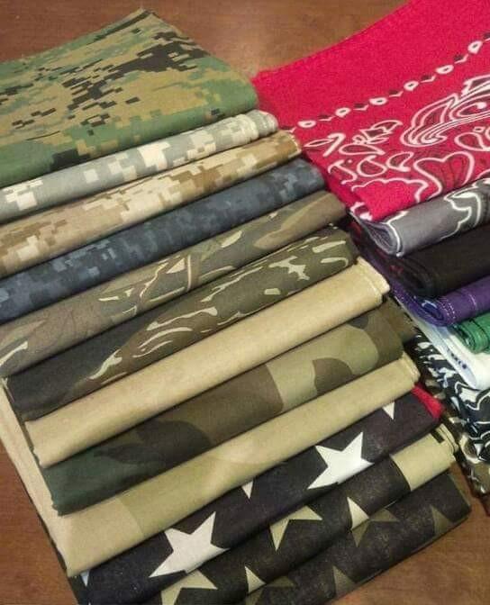 MILITARY CAMO BANDANA US ARMY USN USAF TACTICAL, Hobbies & Toys ...