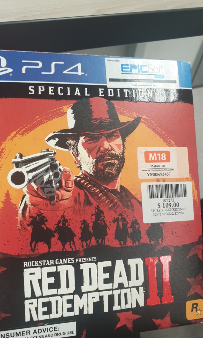 [Special Edition] Red Dead Redemption 2 PS4, Toys & Games, Video Gaming ...
