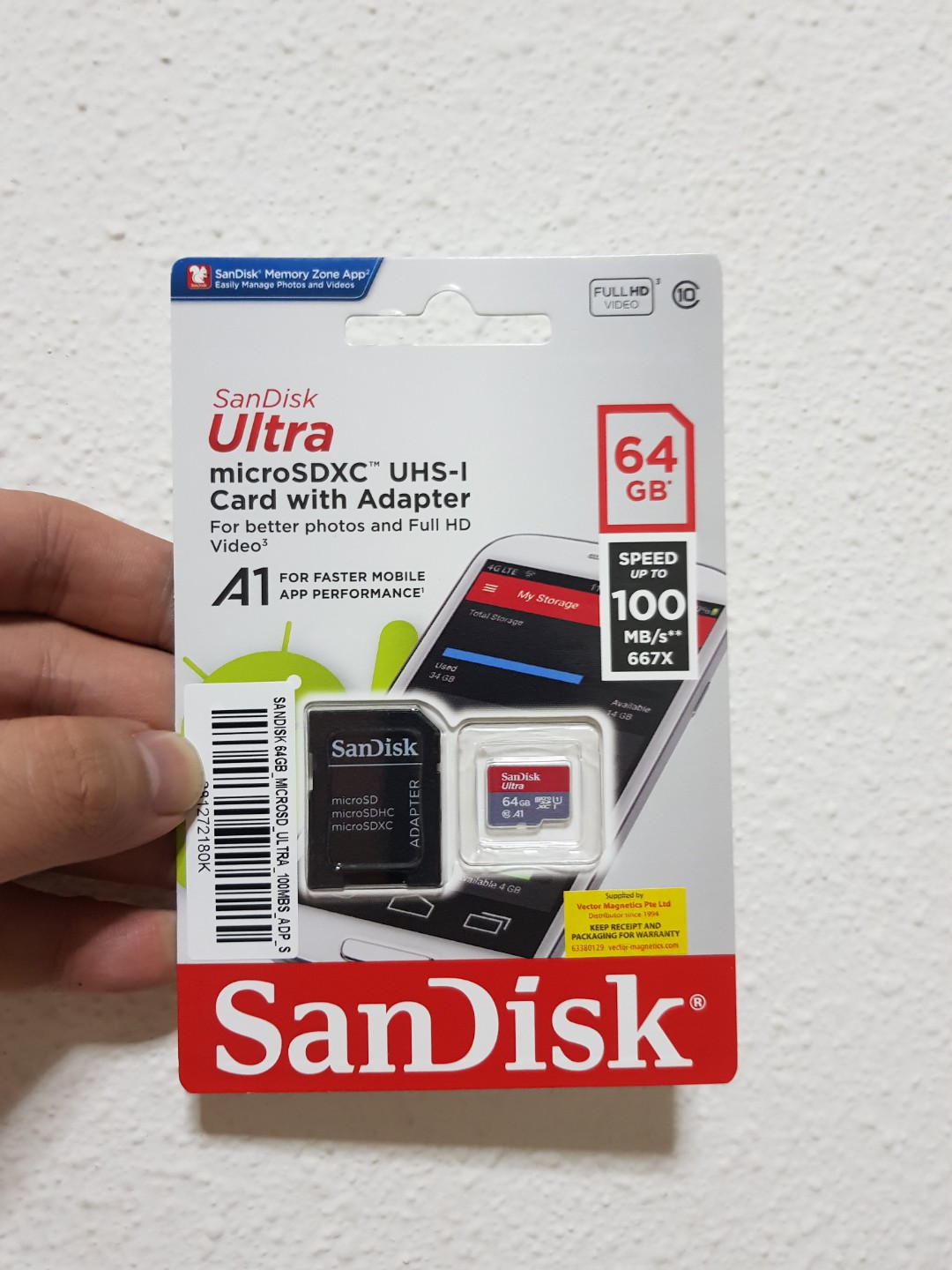 Sandisk Micro SD Card 64GB, Mobile Phones & Gadgets, Mobile & Gadget ...