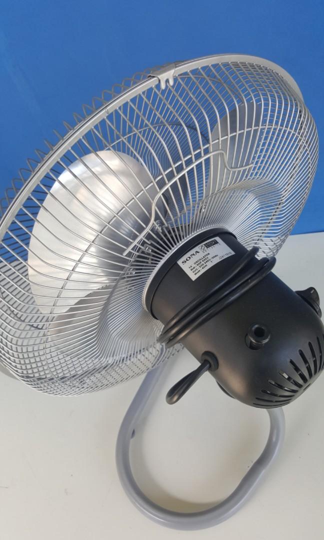 SONA 14 inch Oscillation Power Fan (9/10 ), Furniture & Home Living ...
