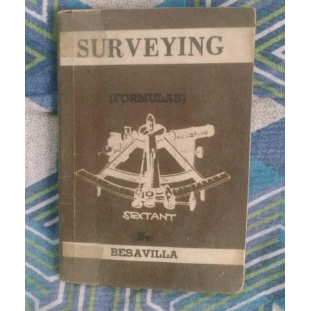 Surveying Formulas Pocketbook (by Venancio Besavilla) Engineering book ...