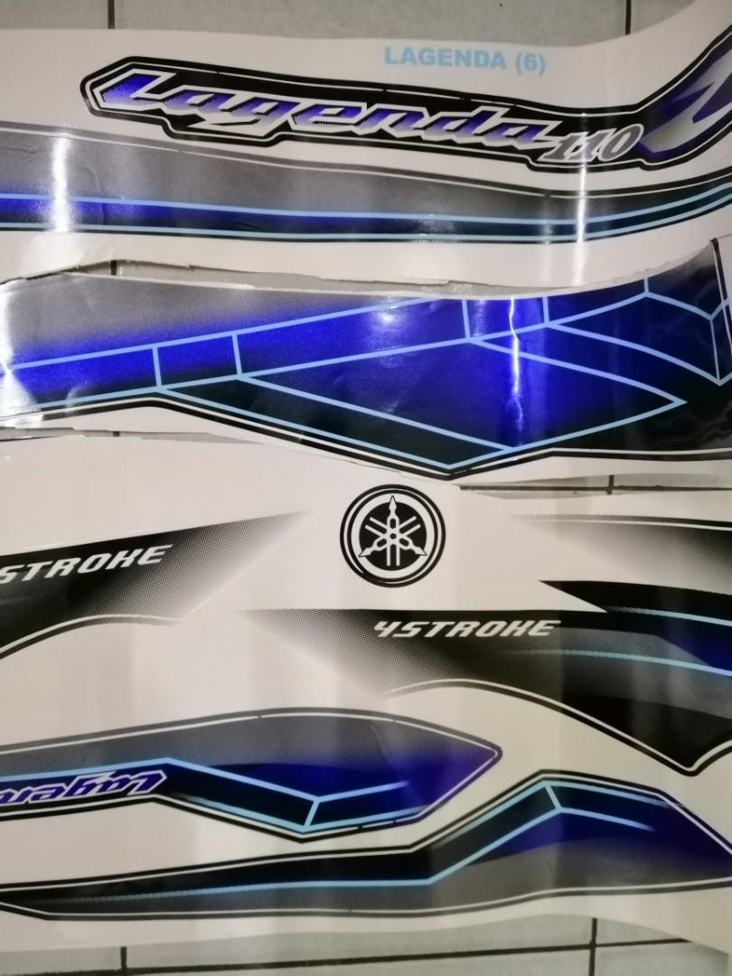 Yamaha Lagenda 110z (6)Sticker Body, Auto Accessories on Carousell