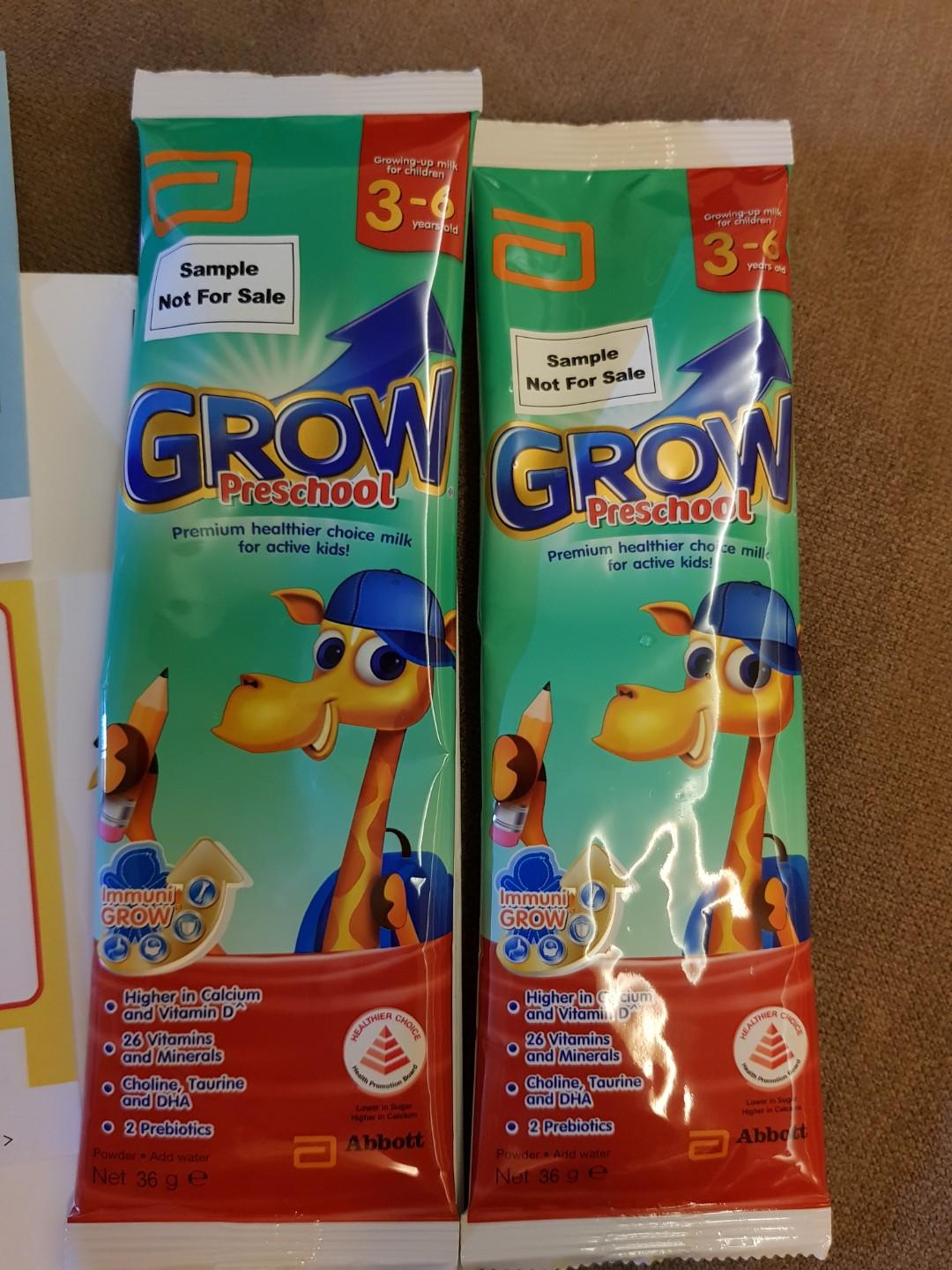 Abbott Grow Preschool milk samples and voucher to bless, Babies & Kids ...
