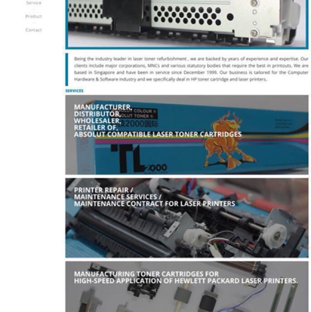 TL2000 Absolut toner cartridges for HP LaserJet printers, Computers ...