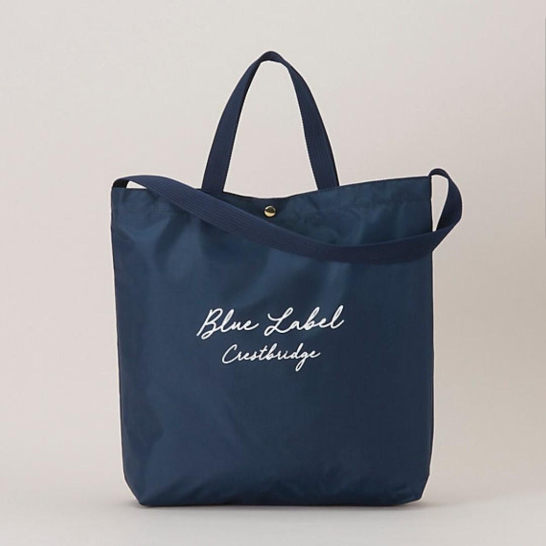 BLUE LABEL nylon logo tote bag, Women's Fashion, Bags & Wallets, Tote ...