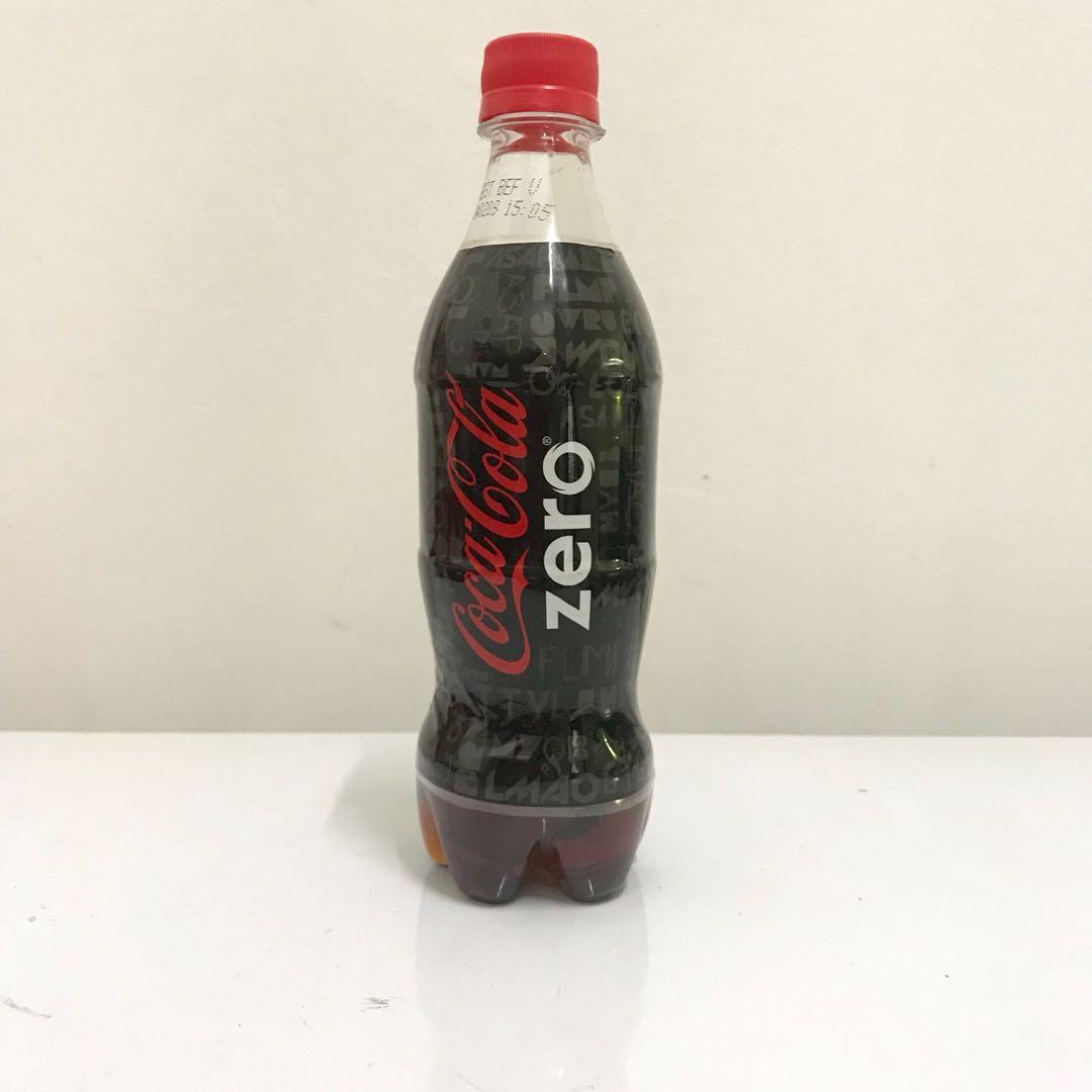 Coca-Cola Zero Singapore 500ml Full Wrap PET Bottle, Hobbies & Toys ...