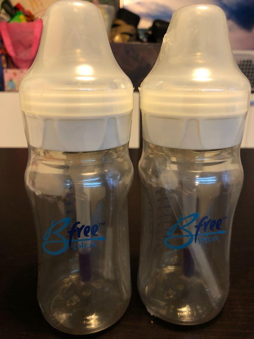 Dr Brown’s 奶樽（120ml x 2個，全新）及 B free plus 奶樽（260ml x 2個，全新）, 兒童＆孕婦用品, 護理及餵哺, 護理及餵哺 - 母乳及奶瓶 ...