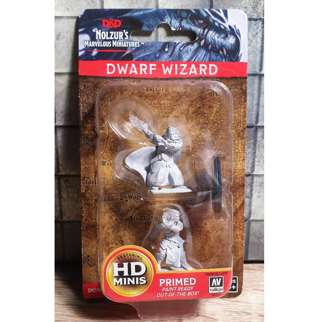 Dwarf Wizard Female - Dungeons & Dragons Miniatures, Hobbies & Toys ...