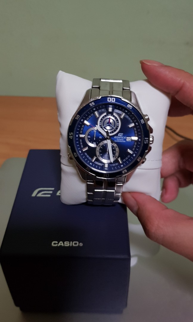 Edifice illuminator EFR-547D-2AV BLUE DIAL, Mobile Phones & Gadgets ...