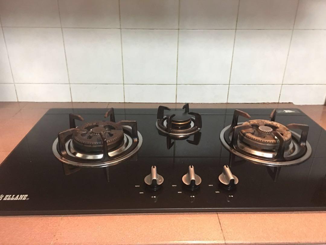 Ellane WG-3SV cooker hob, TV & Home Appliances, Kitchen Appliances ...