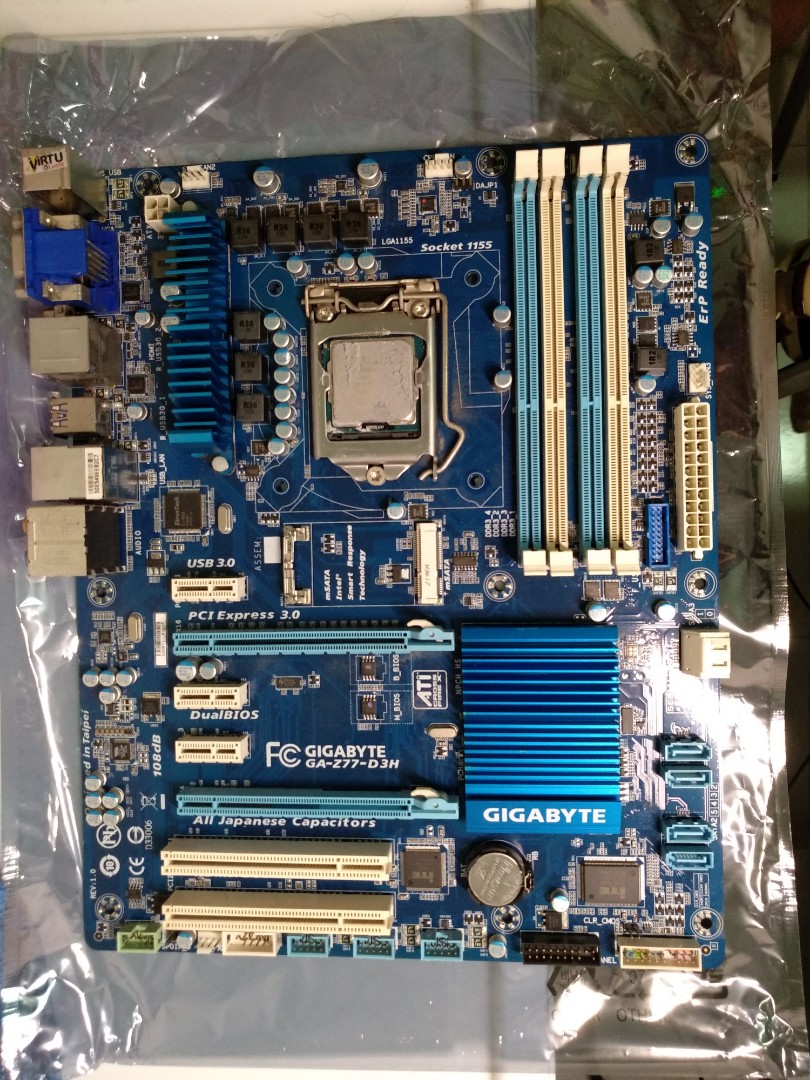 Gigabyte z77 d3h with i7 3770S combo, Computers & Tech, Parts ...