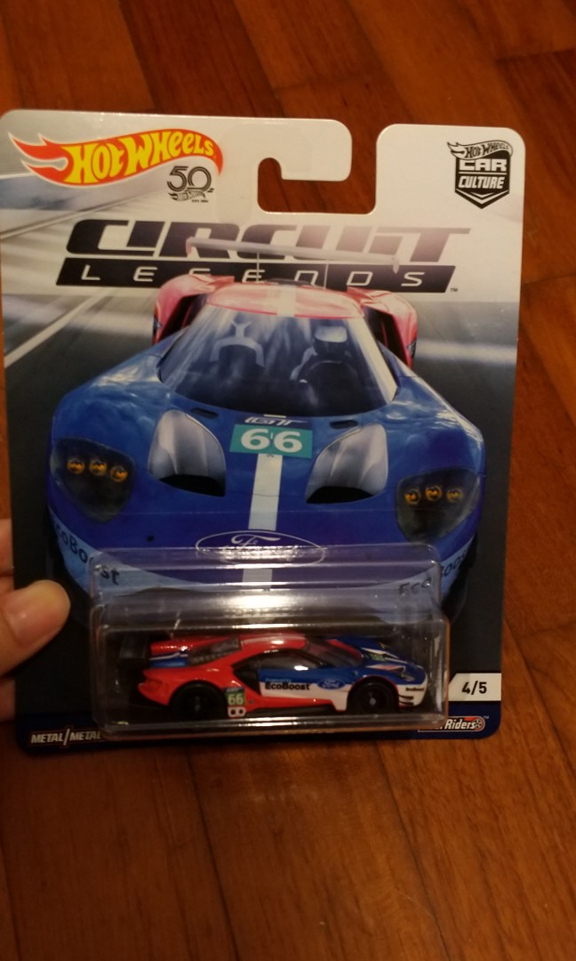 Hotwheels Circuit Legends Ford GT Race, Hobbies & Toys, Toys & Games on ...