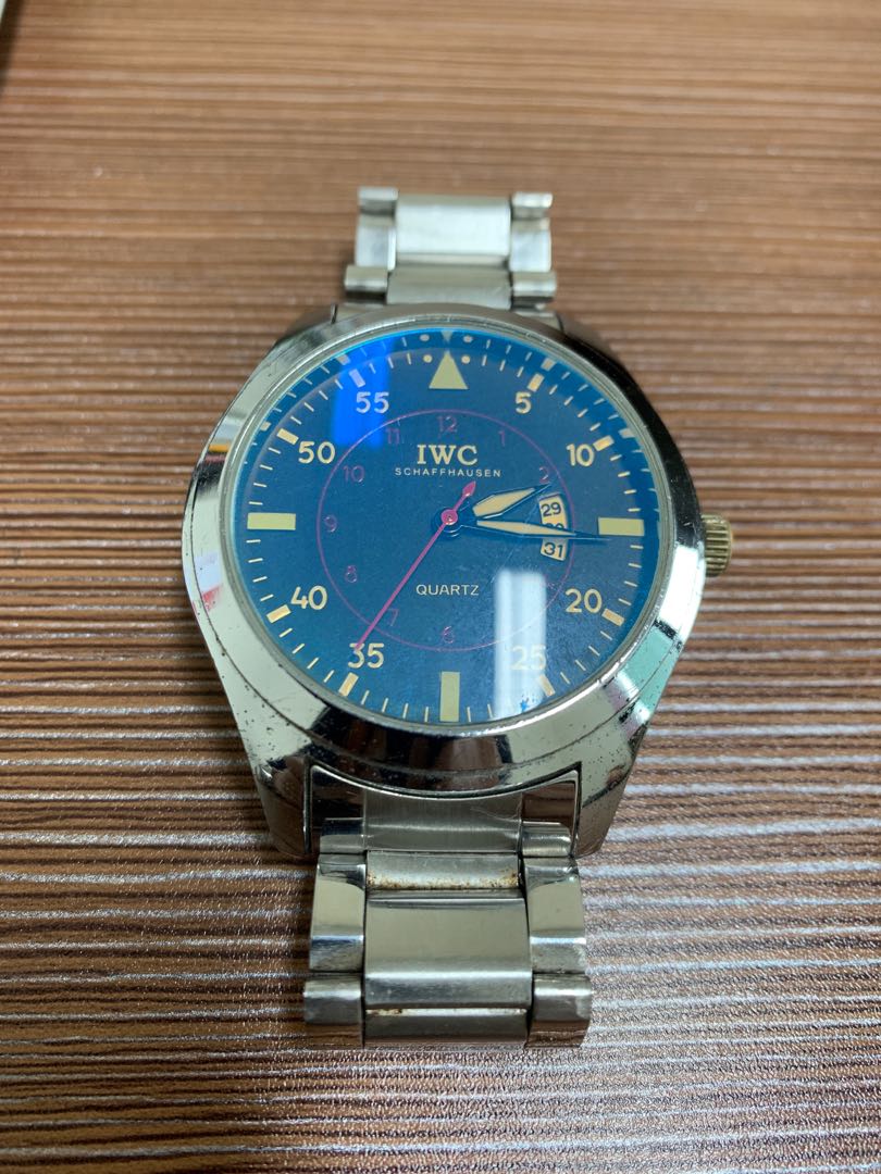 IWC quartz watch, Men's Fashion, Watches & Accessories, Watches on ...