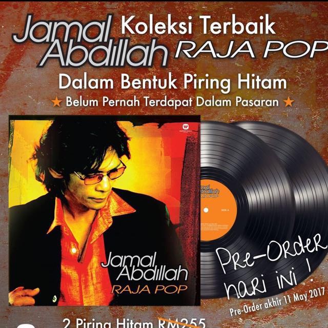 JAMAL ABDILLAH - Raja Pop Koleksi Terbaik GATEFOLD 2 LP SET Vinyls Record, Hobbies & Toys, Music ...