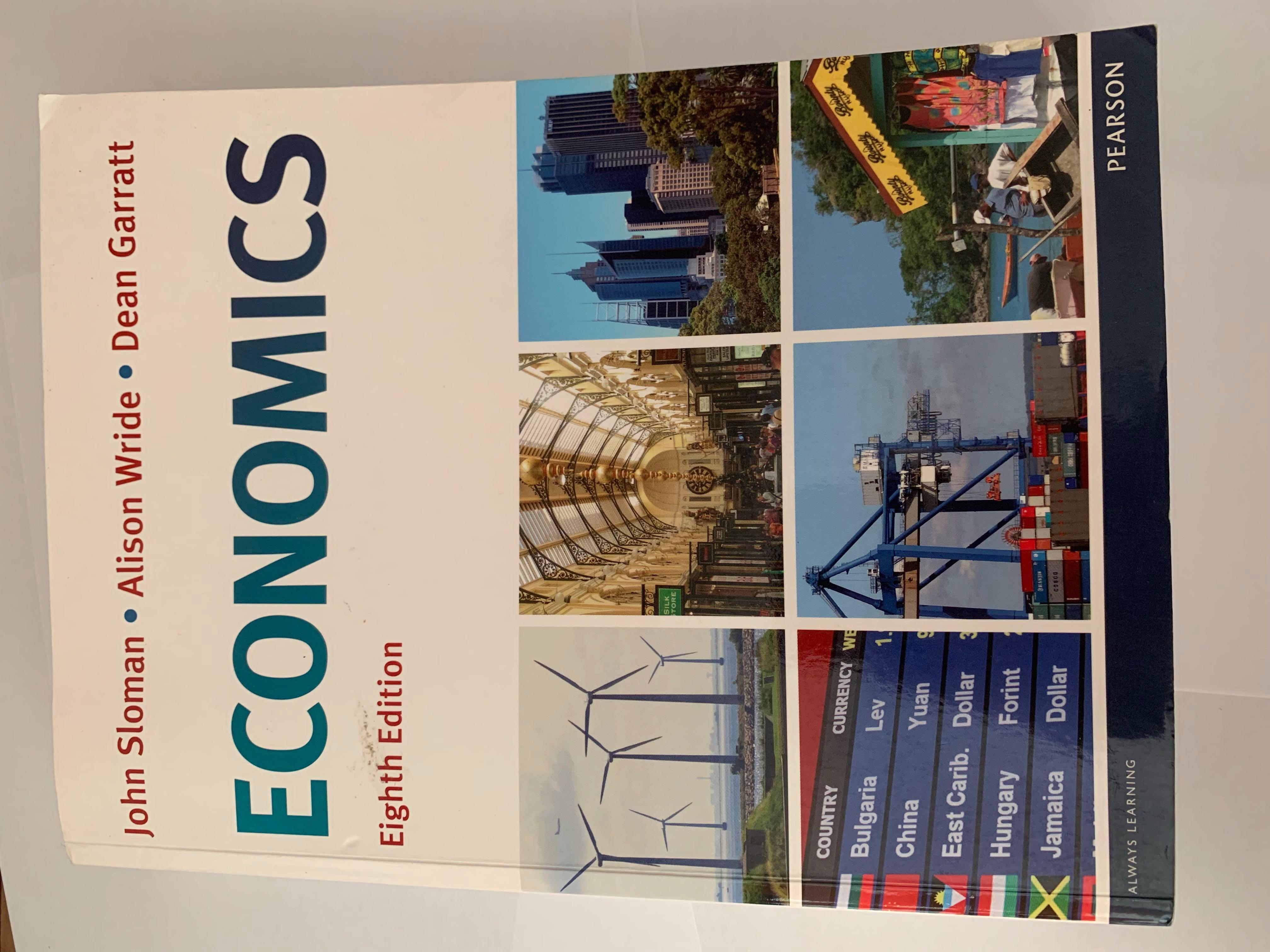 John Sloman Economics 8th Edition, Hobbies & Toys, Books & Magazines ...