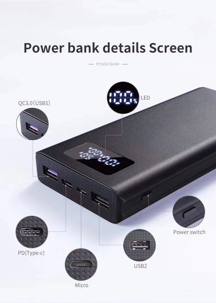 JOYROOM 機樂堂 D-M193 QC3.0 快速充電尿袋 20000mAh Joyroom Multiple Function PD ...