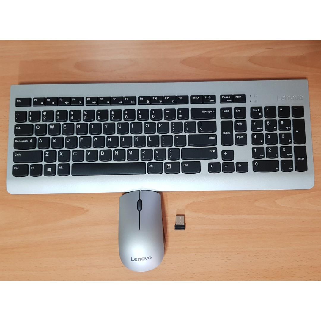 Lenovo Wireless Keyboard And Mouse Set, Computers & Tech, Parts ...