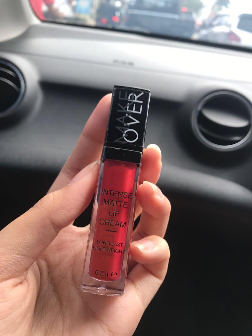 Make Over Intense Matte Lip Cream, Kesehatan & Kecantikan, Rias Wajah ...