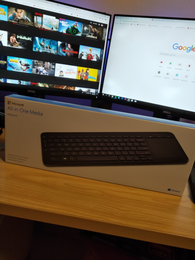 Microsft All-in-One-Media Keyboard, Computers & Tech, Parts ...