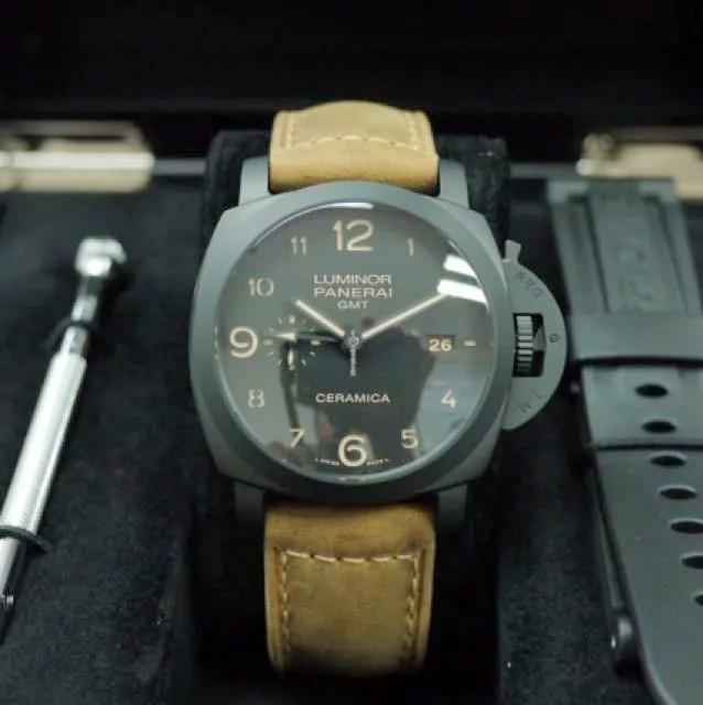 Panerai Luminor 1950 3-Days GMT Ceramica Pam 441 44mm, Luxury, Watches ...