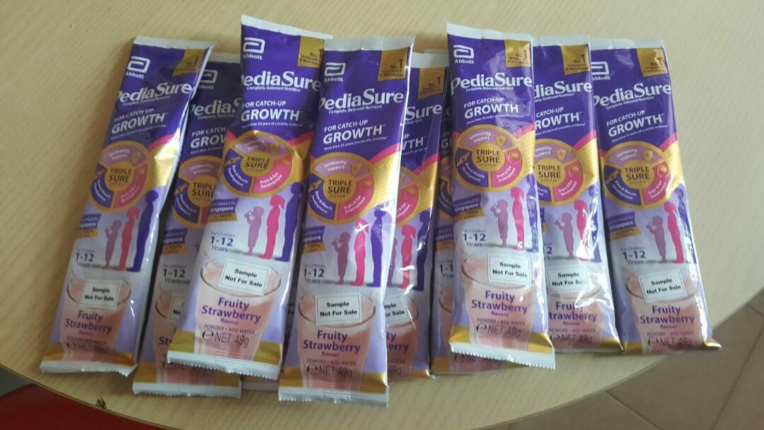Pedisure Strawberry Sachets, Babies & Kids, Nursing & Feeding ...