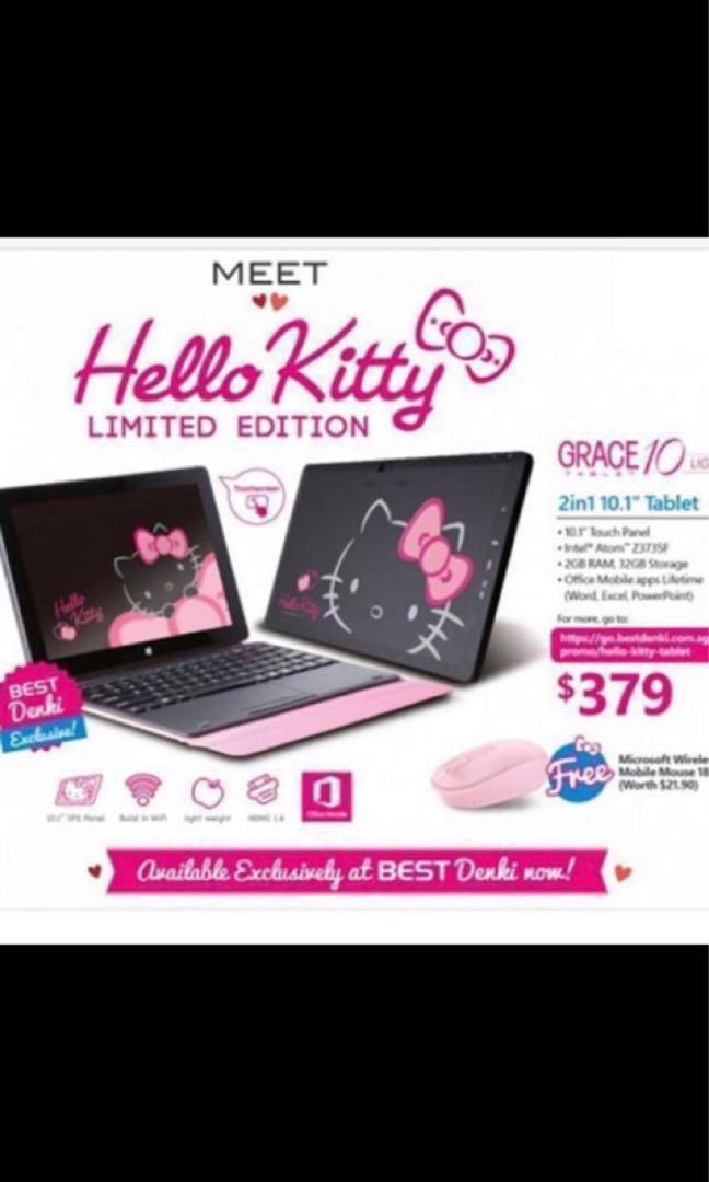 *Price Reduced* Hello Kitty Tablet * Limited Edition * Window 10 ...