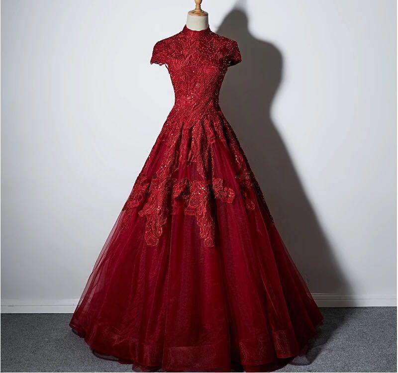 【Reduced 200$】Promo！！Evening Gown wedding gown, Women's Fashion ...