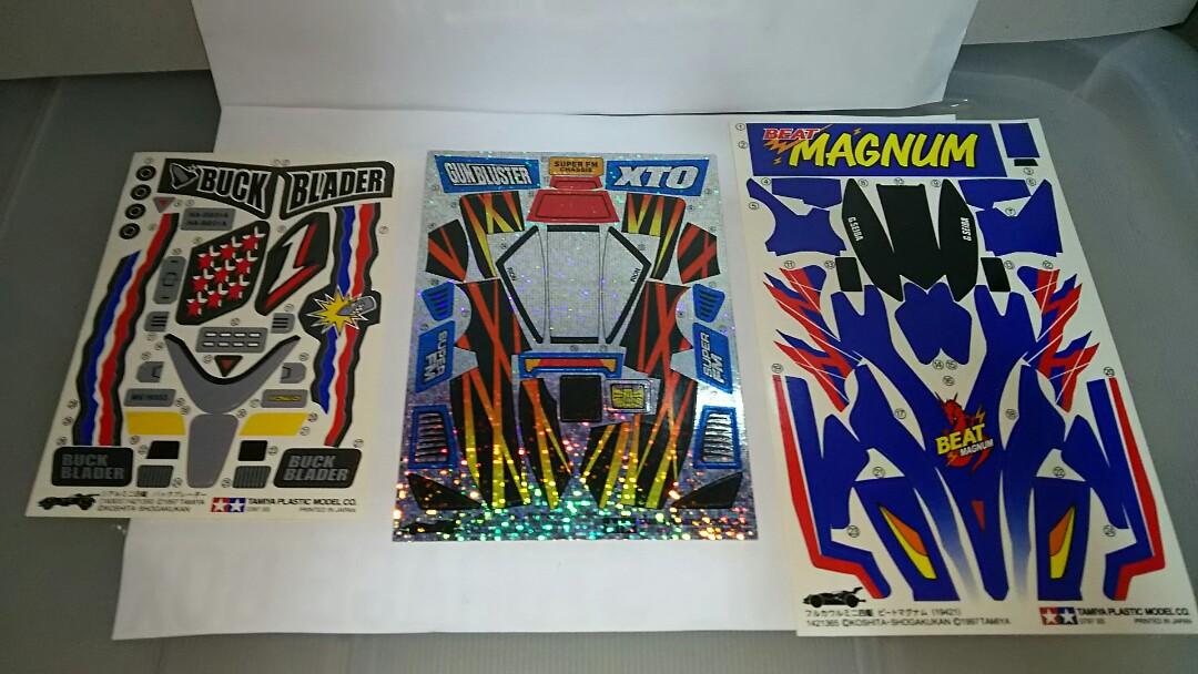 Tamiya Mini 4WD stickers decals, Hobbies & Toys, Toys & Games on Carousell