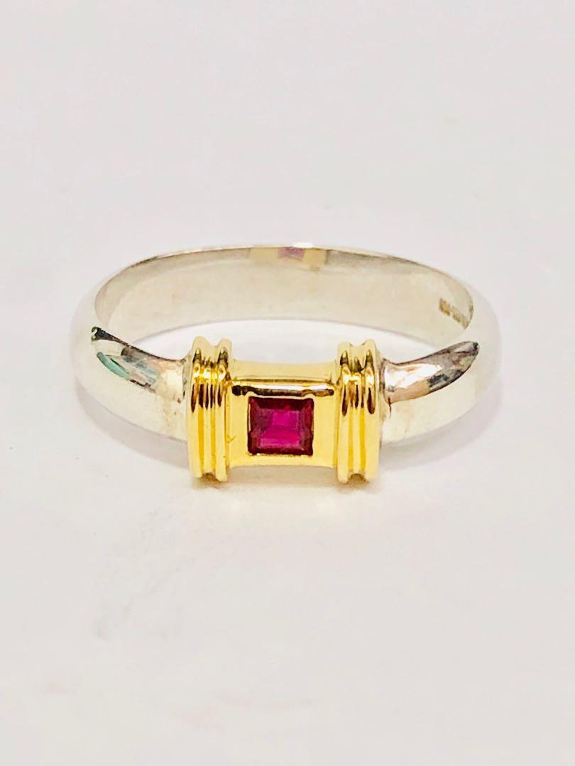Tiffany & Co. 750/925 Ruby Ring (R0385), Women's Fashion, Jewelry & Organisers, Rings on Carousell