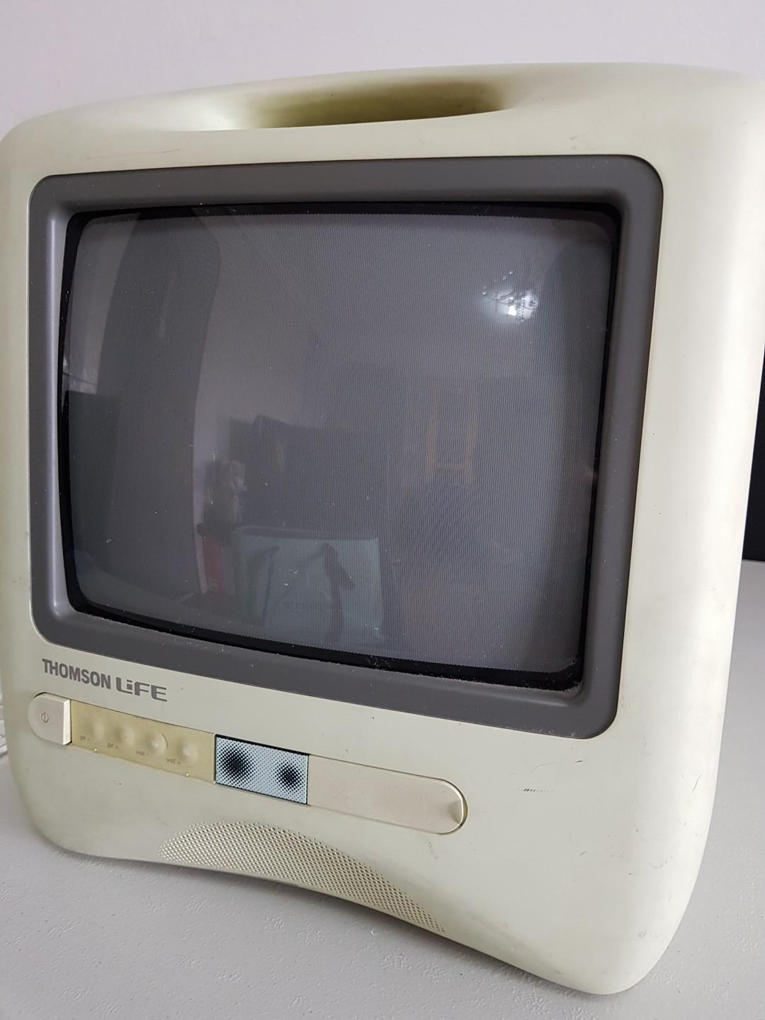 Vintage old style TV (b&w), Furniture & Home Living, Home Decor, Other ...