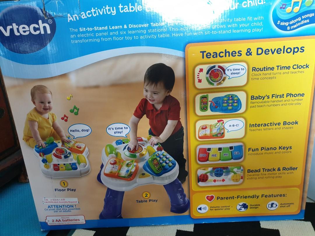 Vtech Learn and Discover Table, Babies & Kids, Baby Nursery & Kids ...