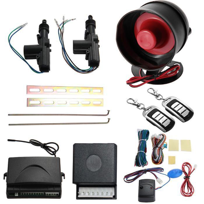 2 Door Keyless Remote Protection Central Entry Lock Locking Kit + Car ...