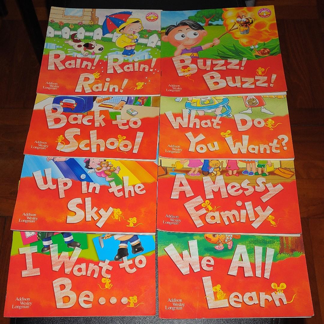 8 English Addison Wesley Longman books, 興趣及遊戲, 書本 & 文具, 小朋友書 - Carousell