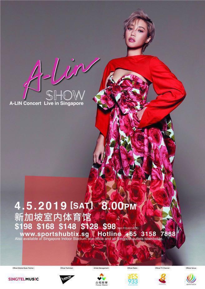 Cat 1 Alin Singapore concert tickets!, Tickets & Vouchers, Event ...