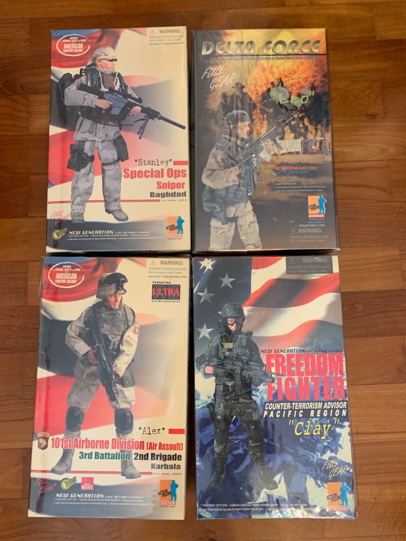 Dragon Action Figure. Freedom Fighter. American Fighting Soldier. Delta ...