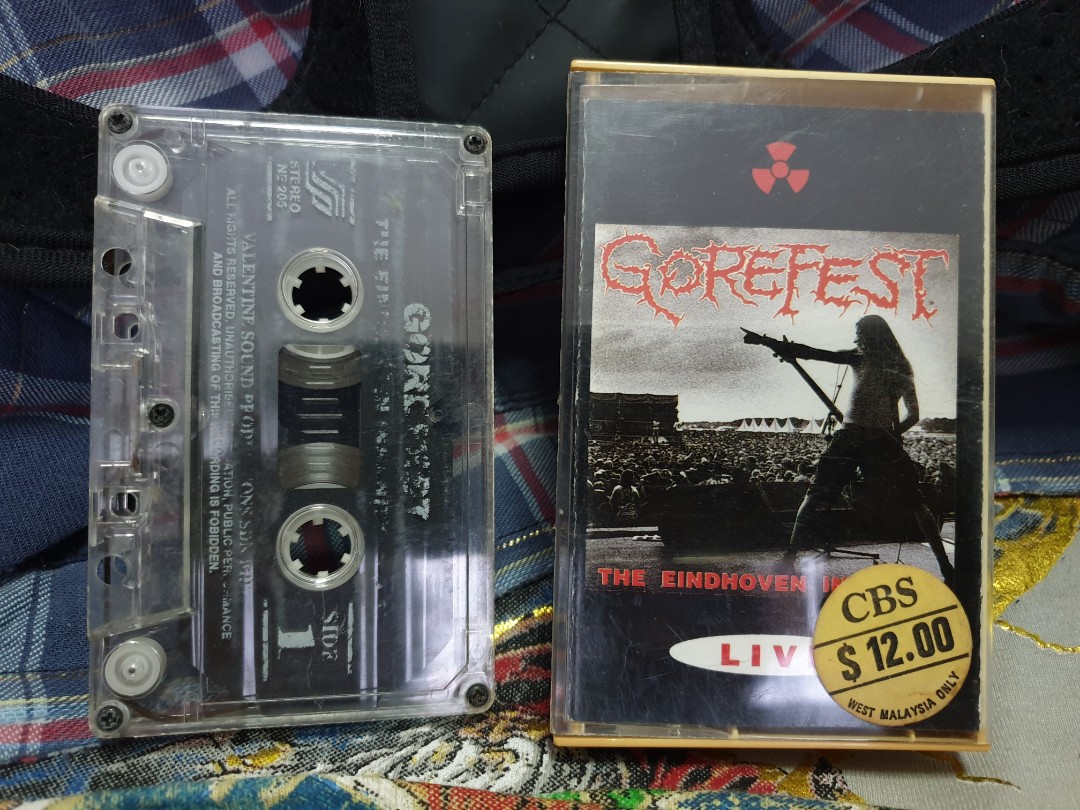 Gorefest cassette Metal Black Death Tape VSP Malaysia, Hobbies & Toys ...