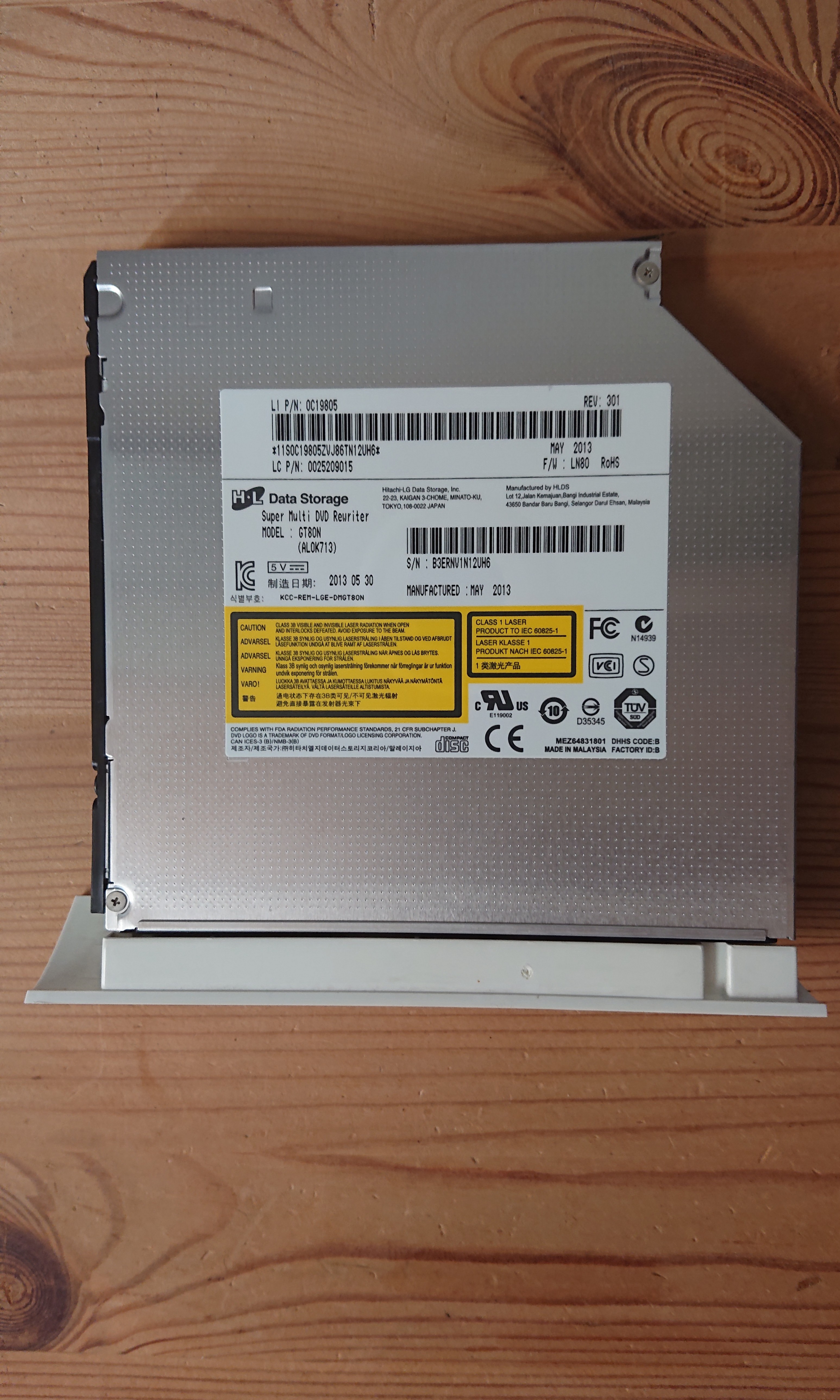 Lenovo CDRW DVDRW Drive Model:GT80N (Lenovo C340 桌上電腦 測試正常) 旺角交收, 電腦＆科技, 手提電腦 - Carousell