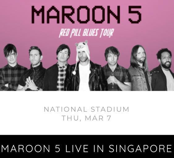 Maroon 5 Ticket, Tickets & Vouchers, Event Tickets on Carousell