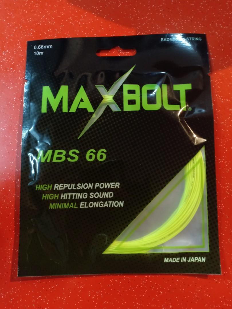 Maxbolt MBS 66 Badminton String, Sports Equipment, Sports & Games ...