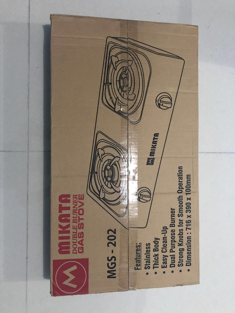 Mikata Double Burner Stove, TV & Home Appliances, Kitchen Appliances, Hobs & Hoods on Carousell