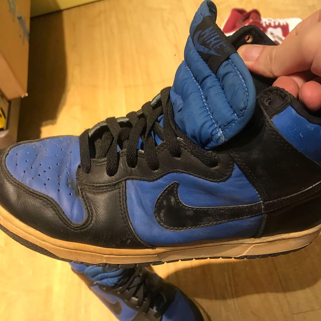 Nike Air Dunk HI - (blue/ black), Men's Fashion, Footwear, Sneakers on ...