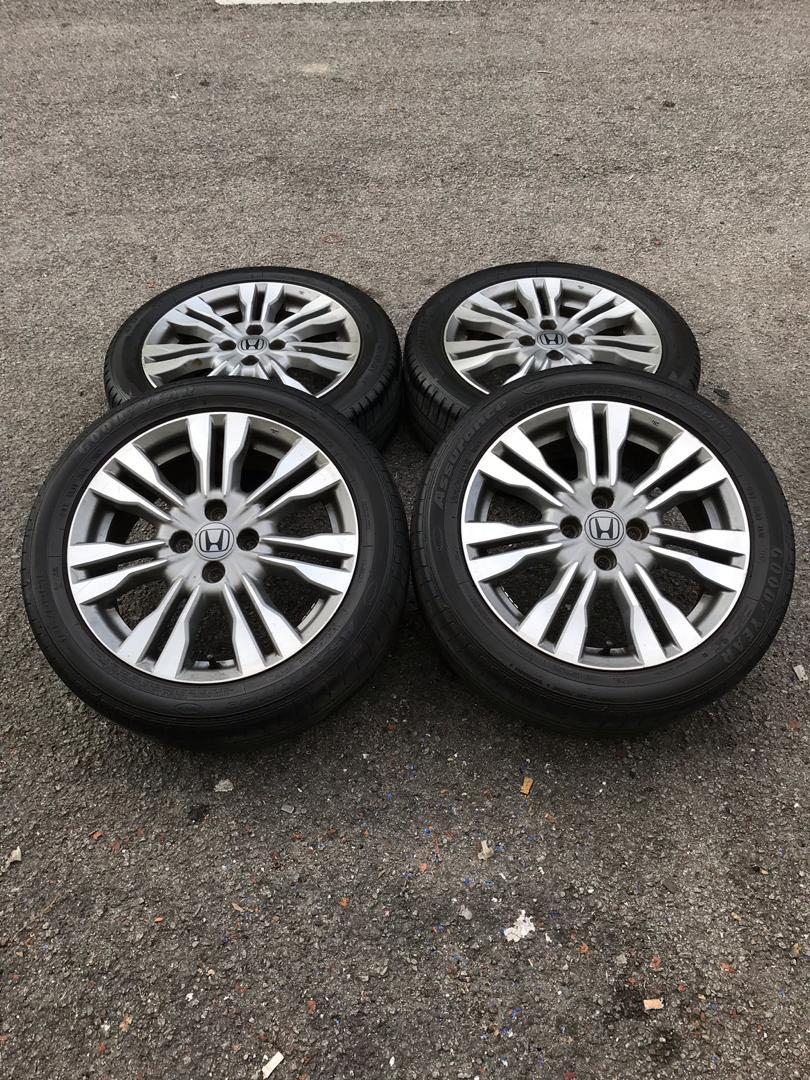 original 16 inch sports rim honda city tyre 95%, Auto Accessories on ...