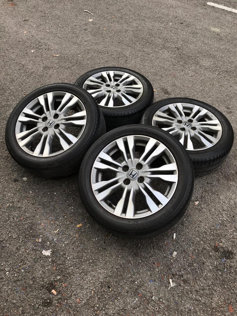 original 16 inch sports rim honda city tyre 95%, Auto Accessories on ...