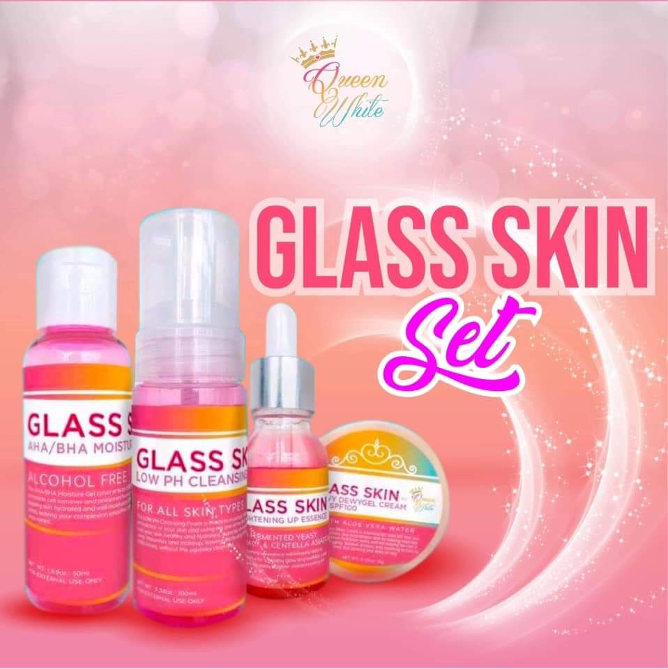 Queen White Glass Skin Set, Beauty & Personal Care, Vision Care on ...