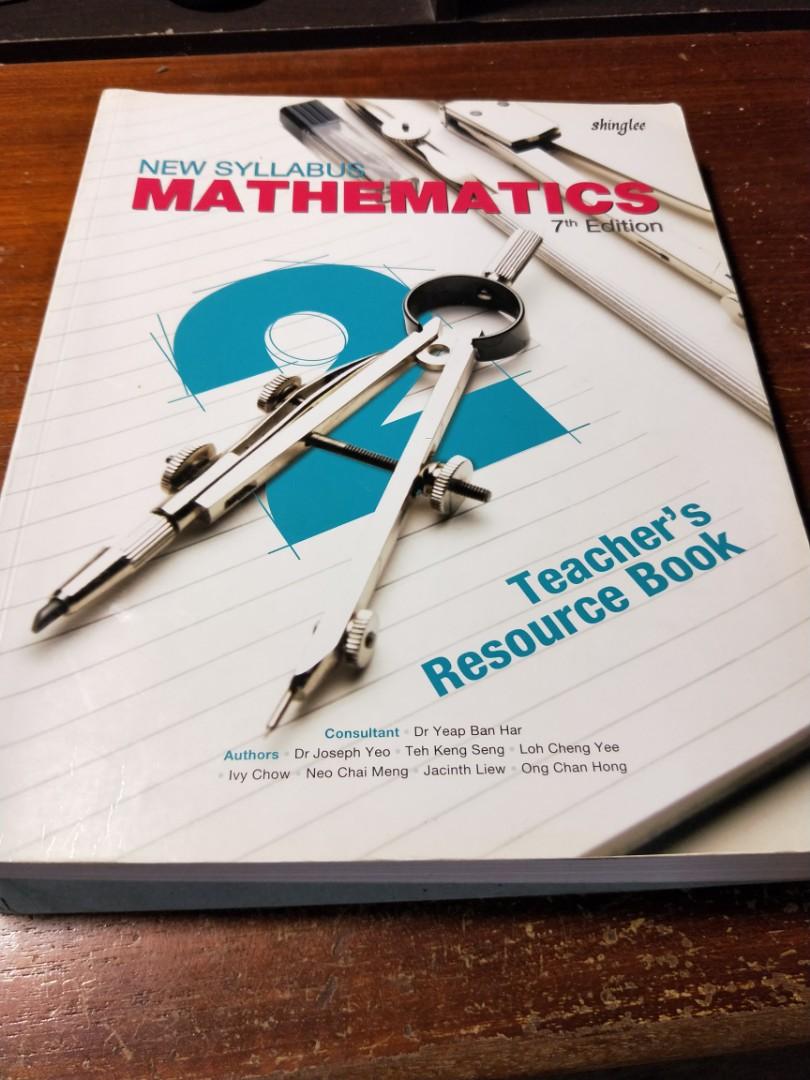 Sec 2 Math TB (shinglee) Teacher's resource book, Hobbies & Toys, Books ...