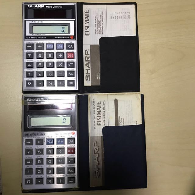 Sharp Metric Converter Vintage Calculator X 2, Audio, Other Audio ...
