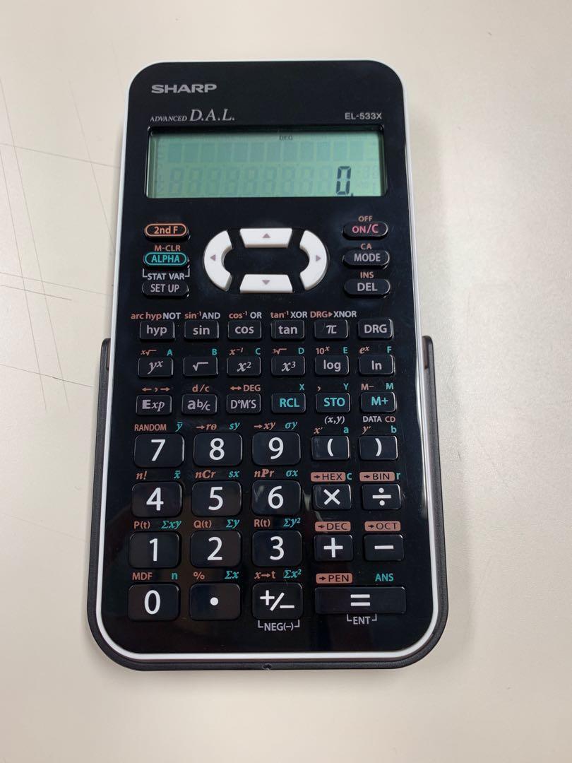 SHARP Scientific Calculator EL-533X, Hobbies & Toys, Books & Magazines ...