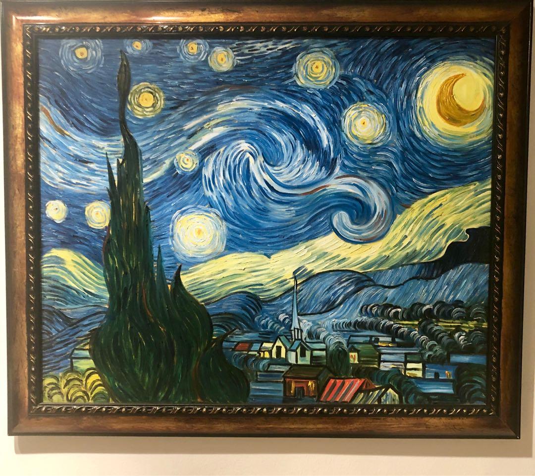 Starry Starry Night HQ replica, Hobbies & Toys, Stationery & Craft ...